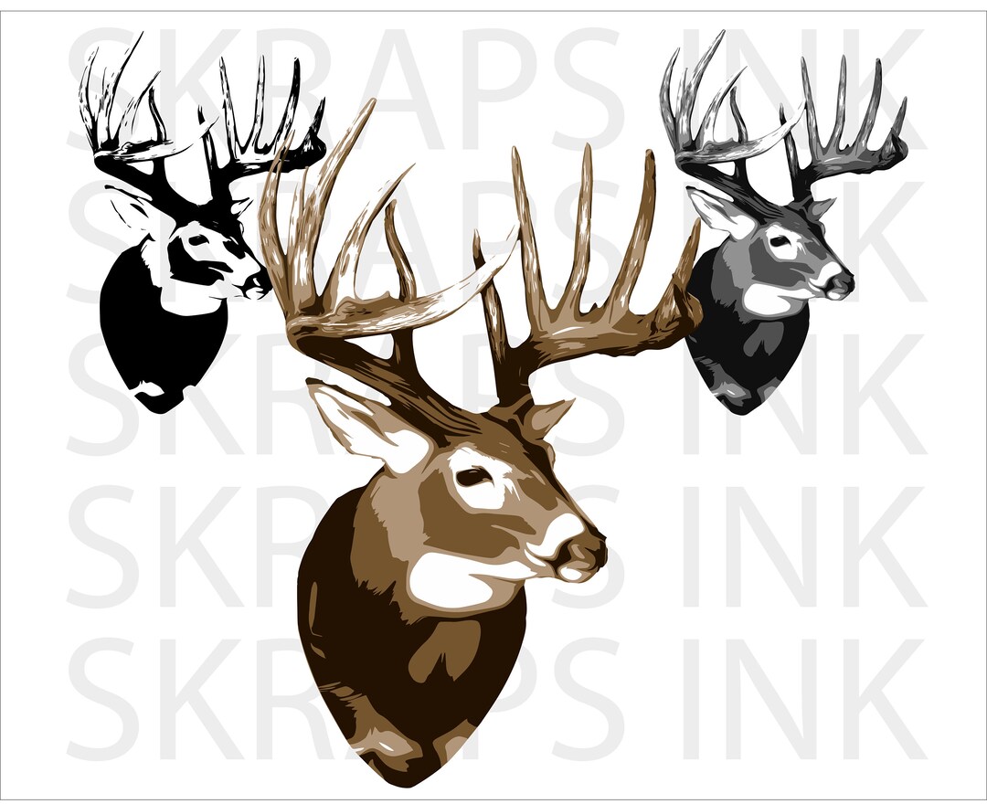 Deer SVG | PNG | AI Instant Digital Download - Etsy