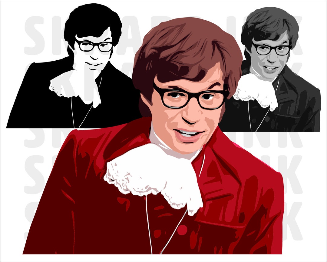 Austin Powers SVG | PNG | AI Instant Digital Download - Etsy