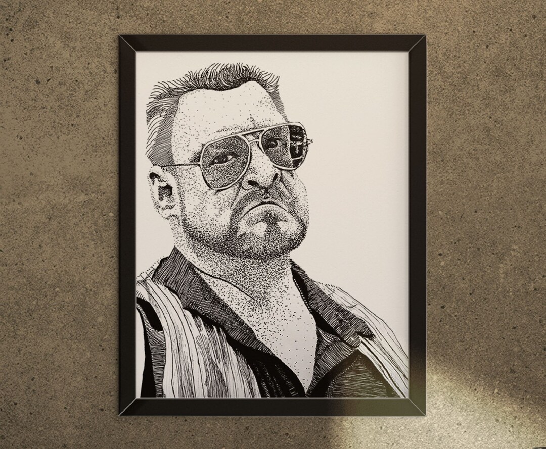 Walter Sobchak Big Lebowski Illustration Print - Etsy