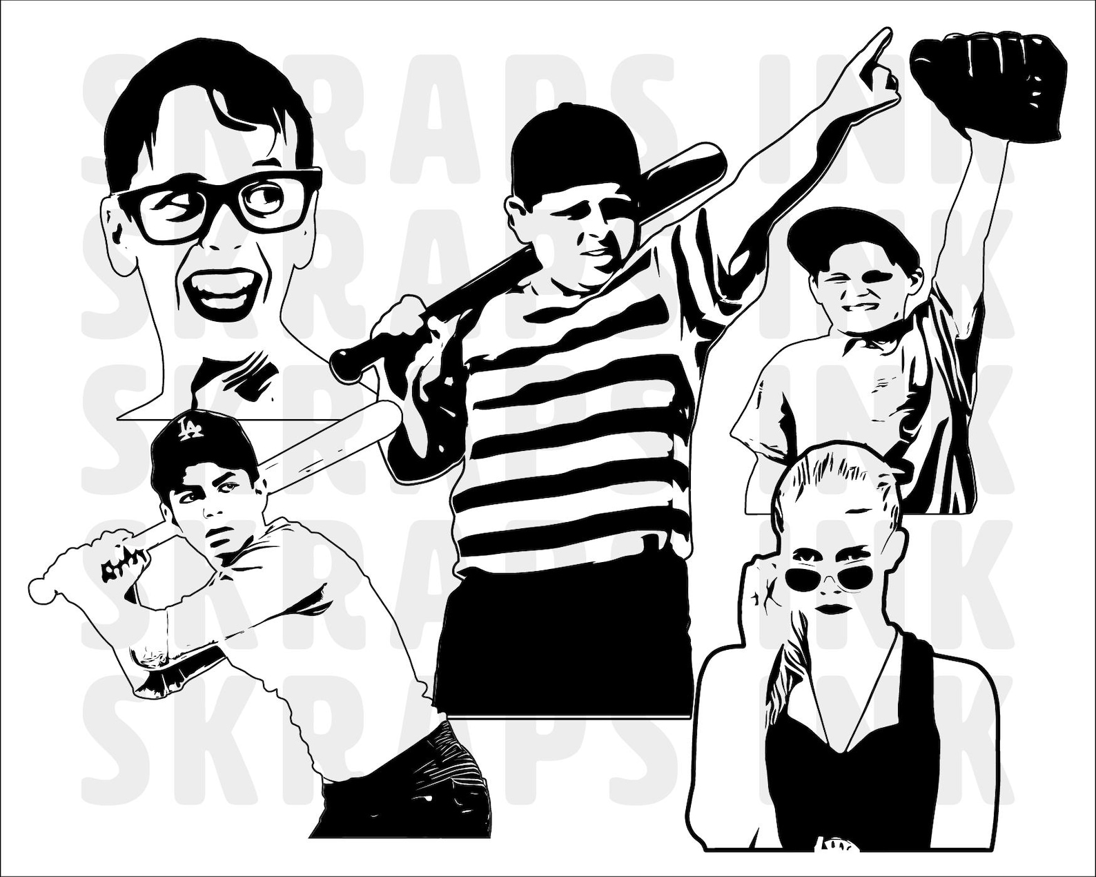 Sandlot Bundle SVG | PNG Instant Digital Download Files - Etsy