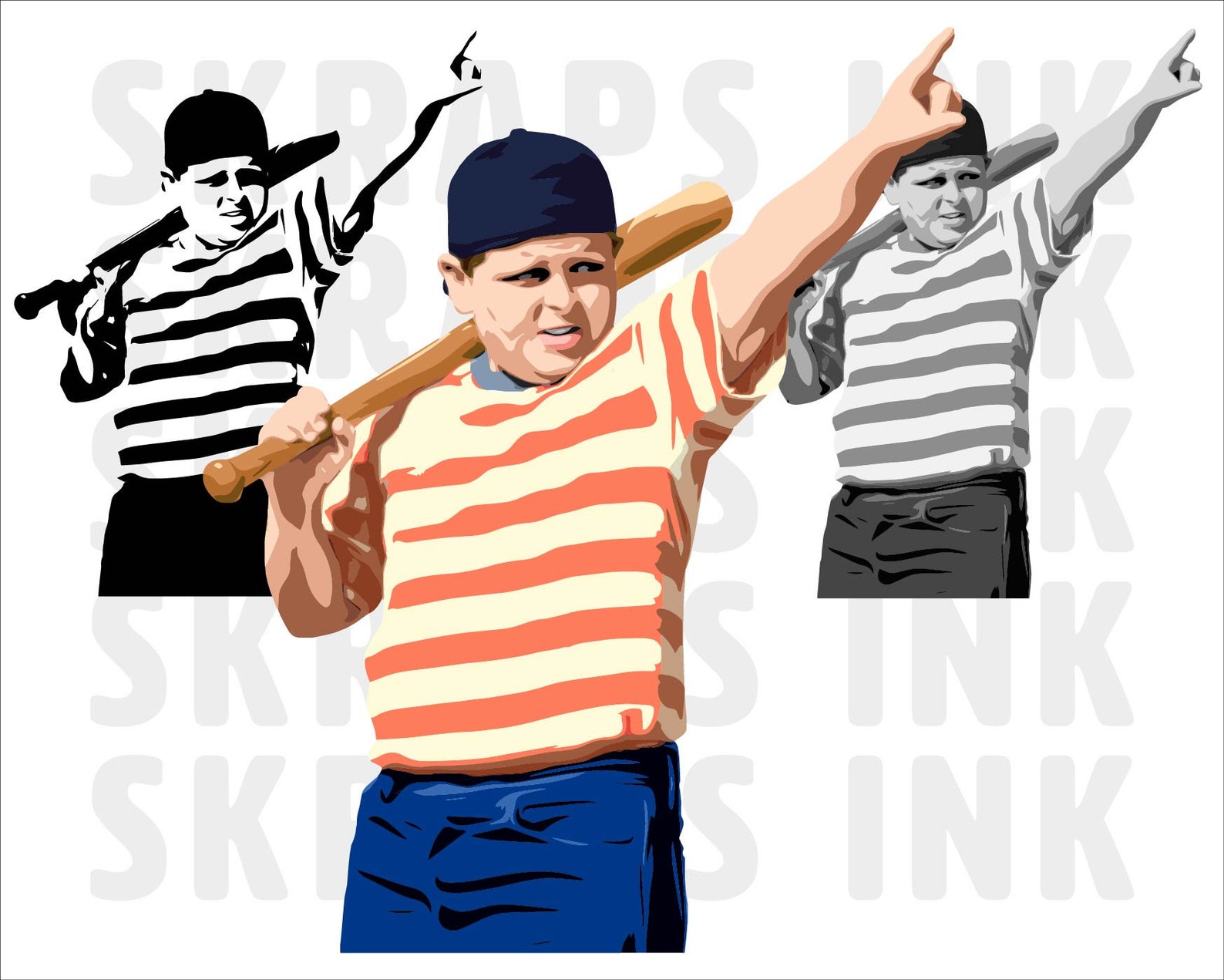 Ham Porter Sandlot SVG | PNG | AI Instant Digital Download - Etsy