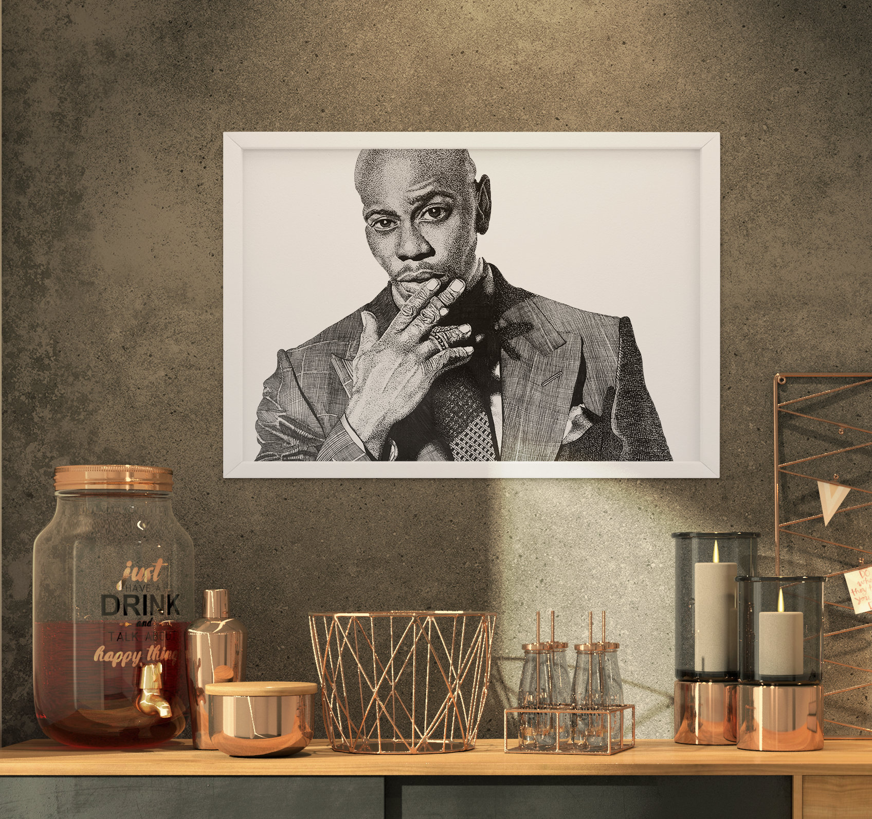 PRINTABLE Dave Chappelle Digital Art Illustration Download Files - Etsy