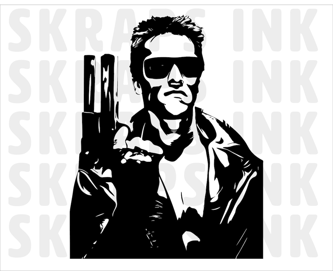 Terminator SVG | PNG | AI Instant Download Files - Etsy