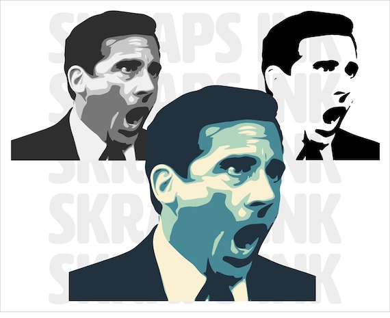 Michael Scott the Office SVG PNG AI Instant Download Files | Etsy