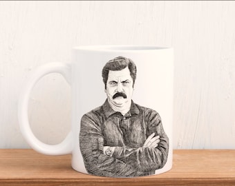 Ron Swanson Mug - Etsy