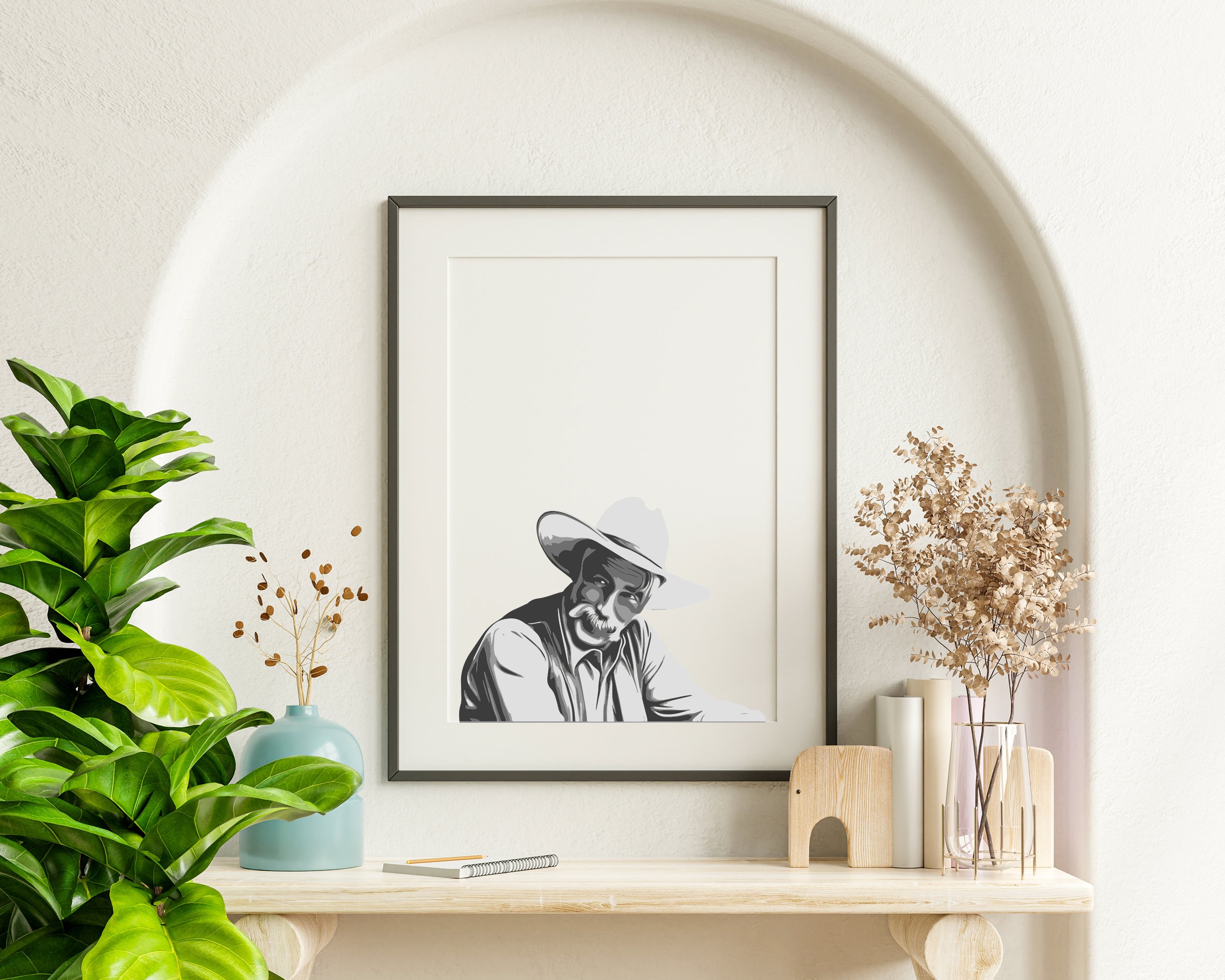 Big Lebowski Stranger Sam Elliot SVG PNG AI Instant - Etsy