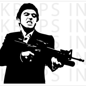 Tony Montana SVG | PNG | AI Instant Digital Download - Etsy