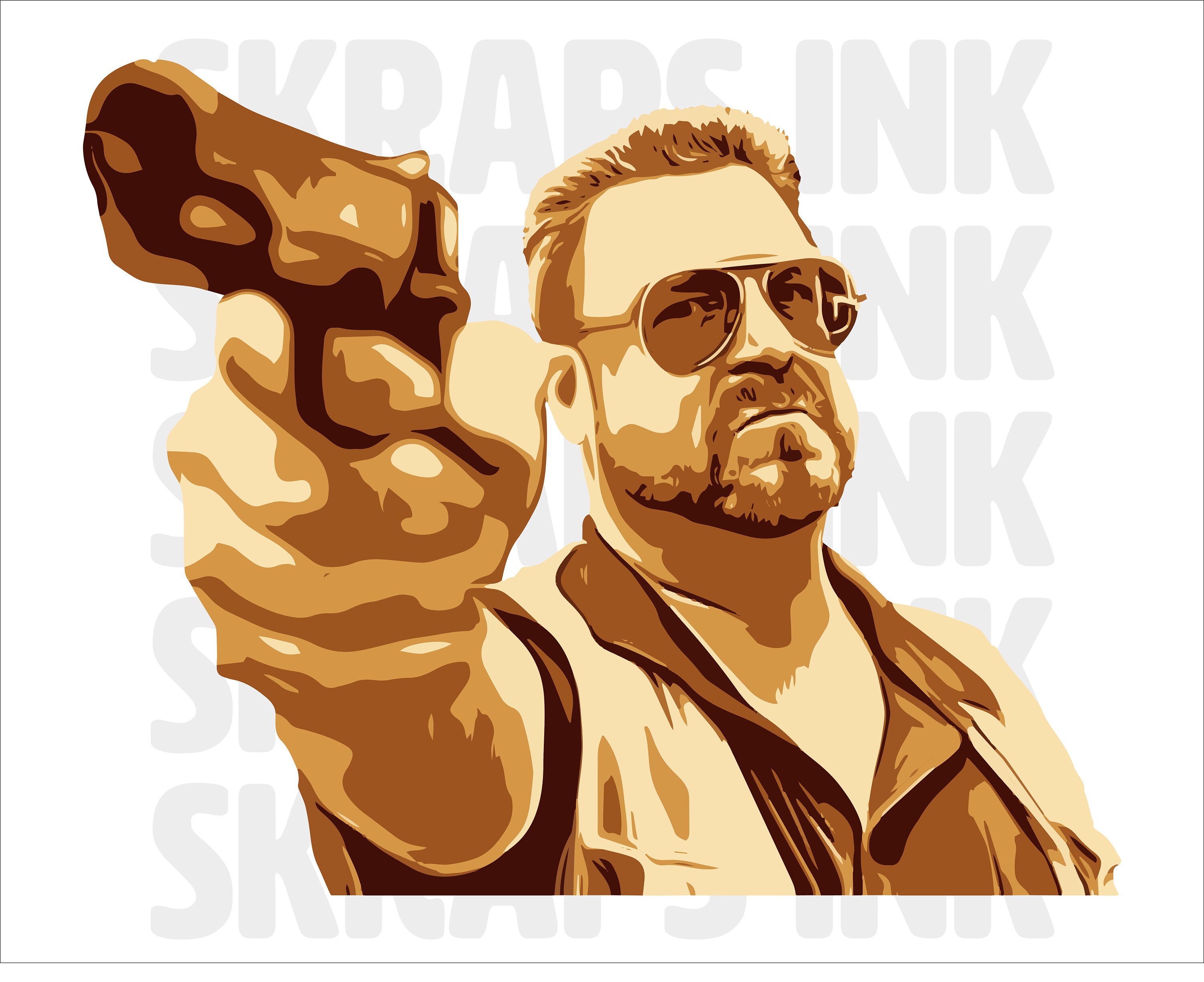 Big Lebowski Walter Mark It Zero SVG PNG EPS Instant Digital Download ...