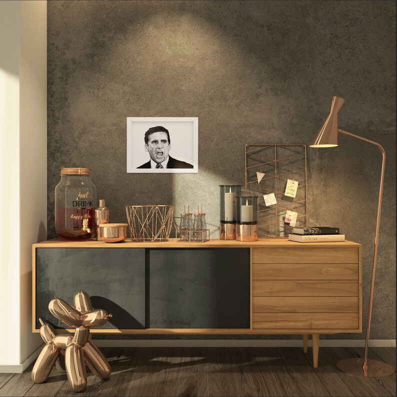 PRINTABLE Michael Scott the Office Digital Illustration Download Files ...