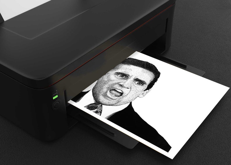 PRINTABLE Michael Scott the Office Digital Illustration Download Files ...
