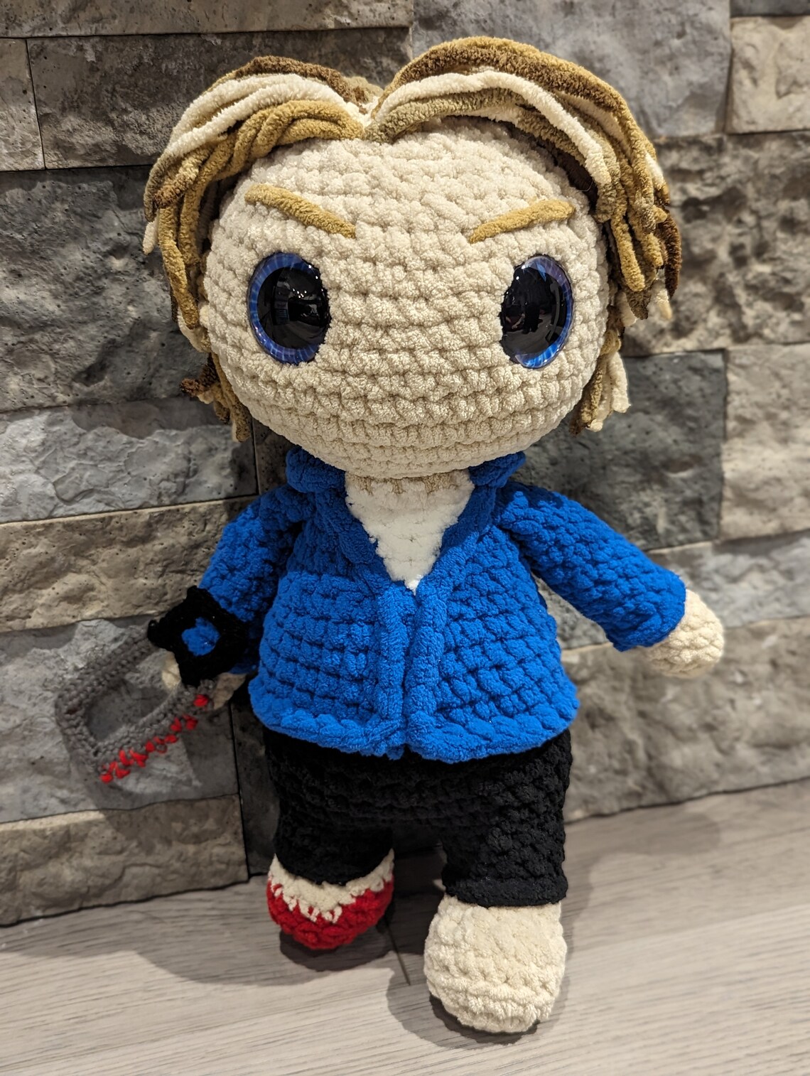 Dr Saw Crochet Plushie Horror Movie Doll Spooky Stuffie - Etsy