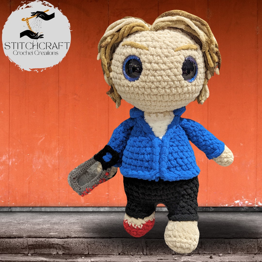 Dr Saw Crochet Plushie Horror Movie Doll Spooky Stuffie - Etsy