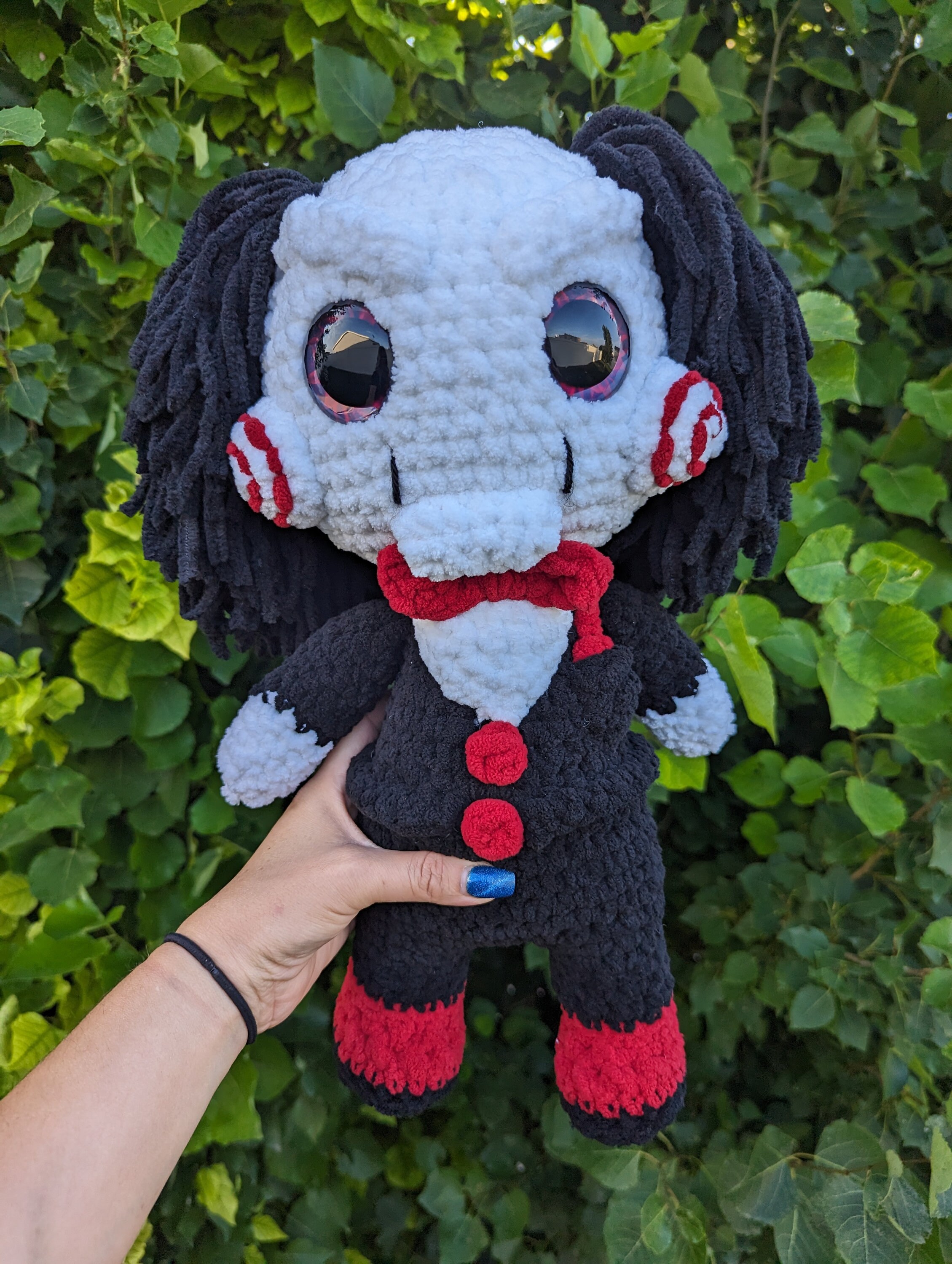 Puppet Slasher Crochet Plush Horror Movie Doll Spooky Plushie - Etsy