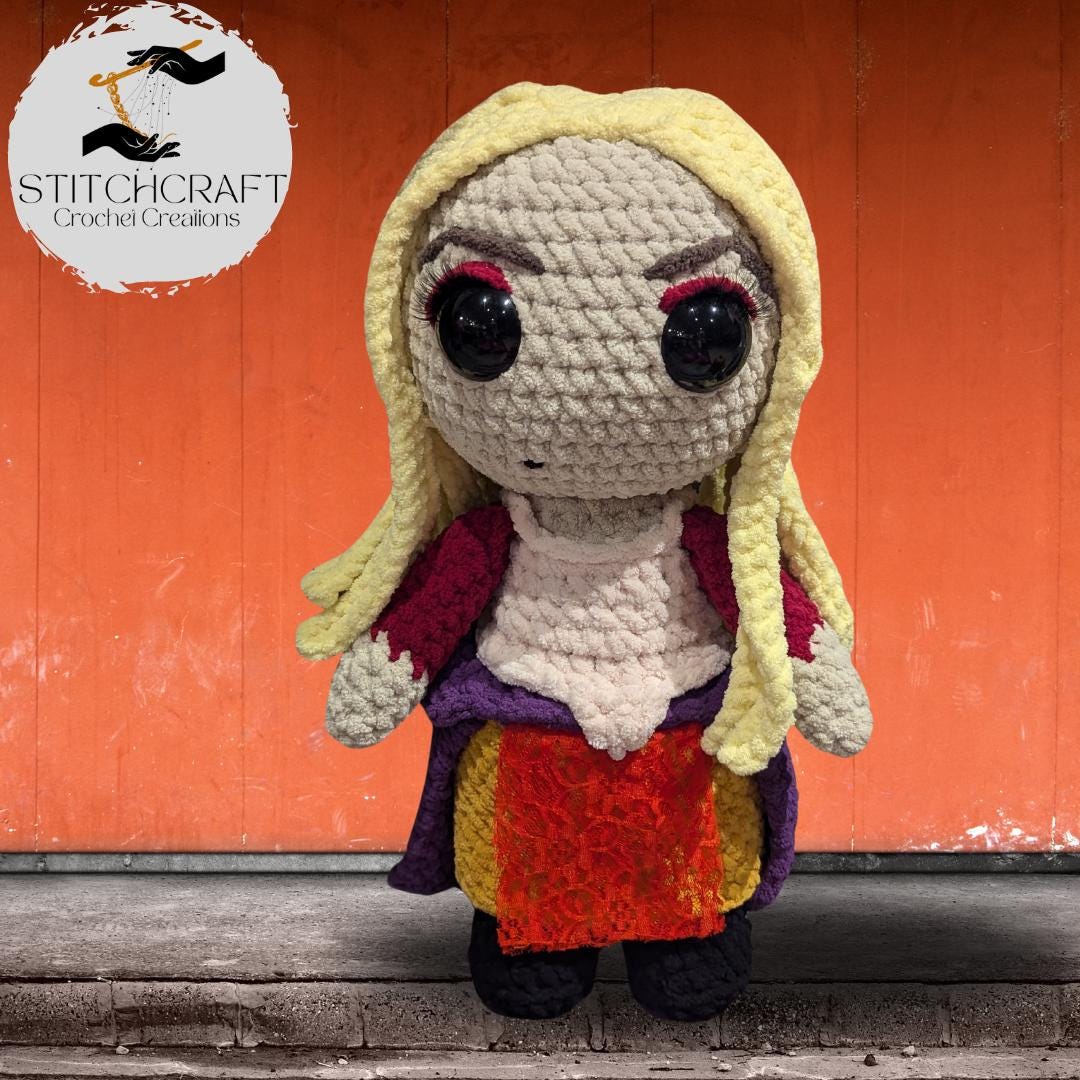 Witch Sister S Crochet Doll | Horror Movie Plushie | Spooky Stuffie - Etsy