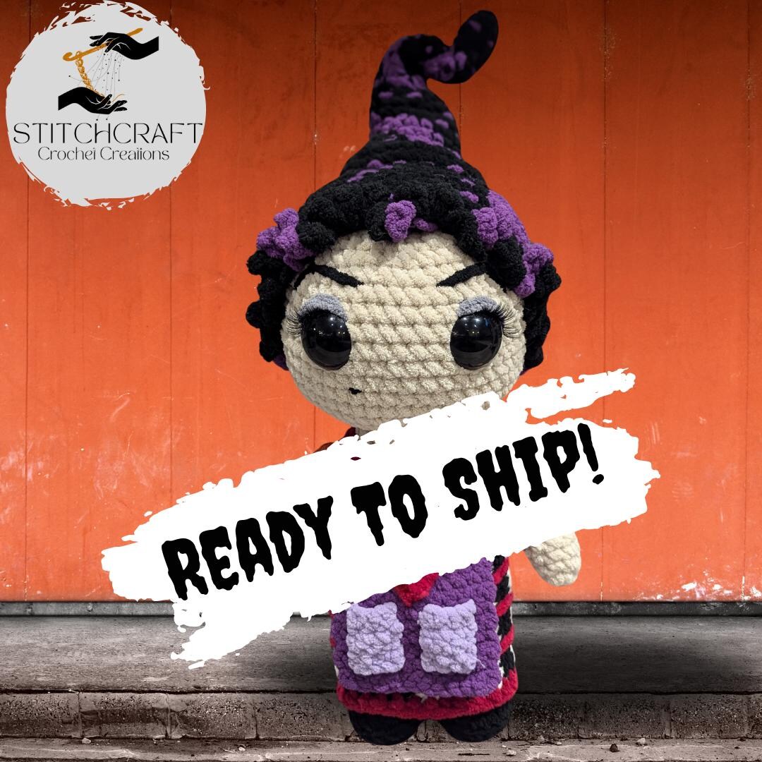 READY TO SHIP! Witch Sister M Crochet Doll | Horror Movie Plushie ...