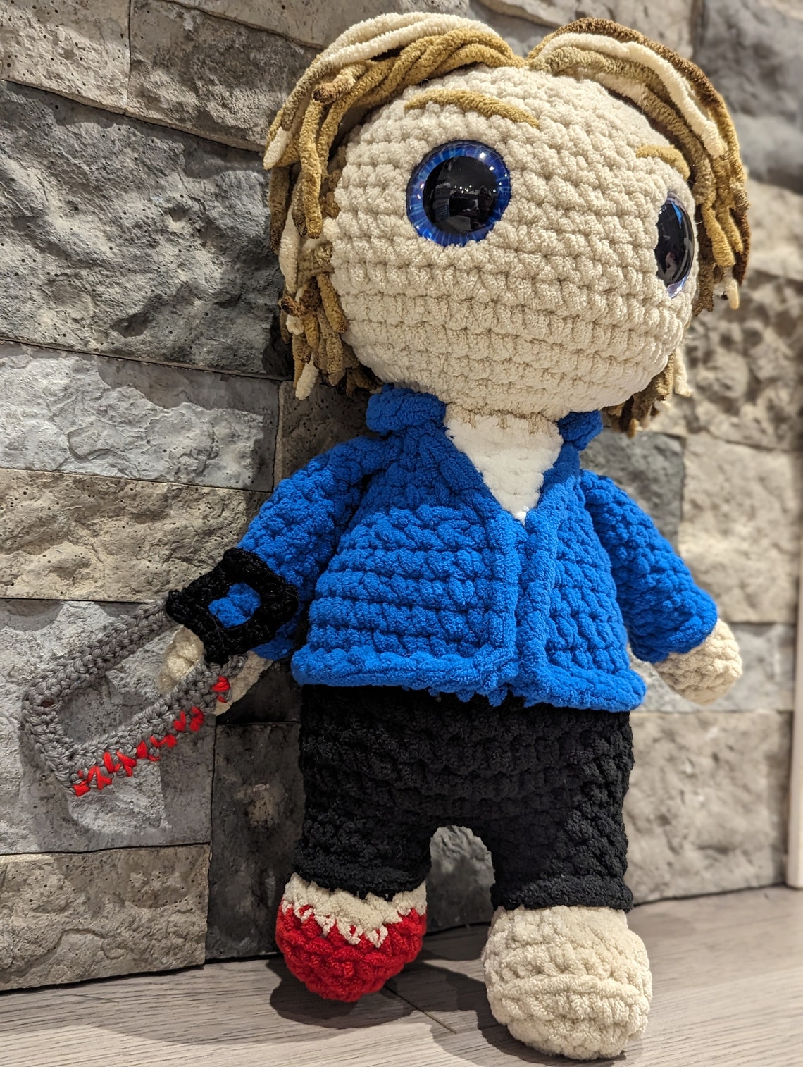Dr Saw Crochet Plushie Horror Movie Doll Spooky Stuffie - Etsy