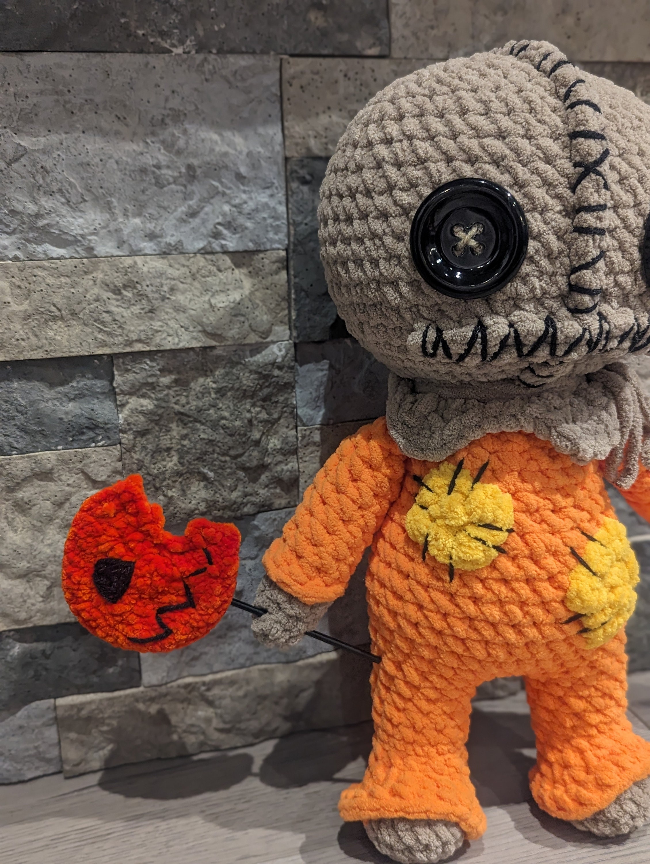 READY TO SHIP! Scarecrow Crochet Plushie | Horror Movie Doll | Spooky ...
