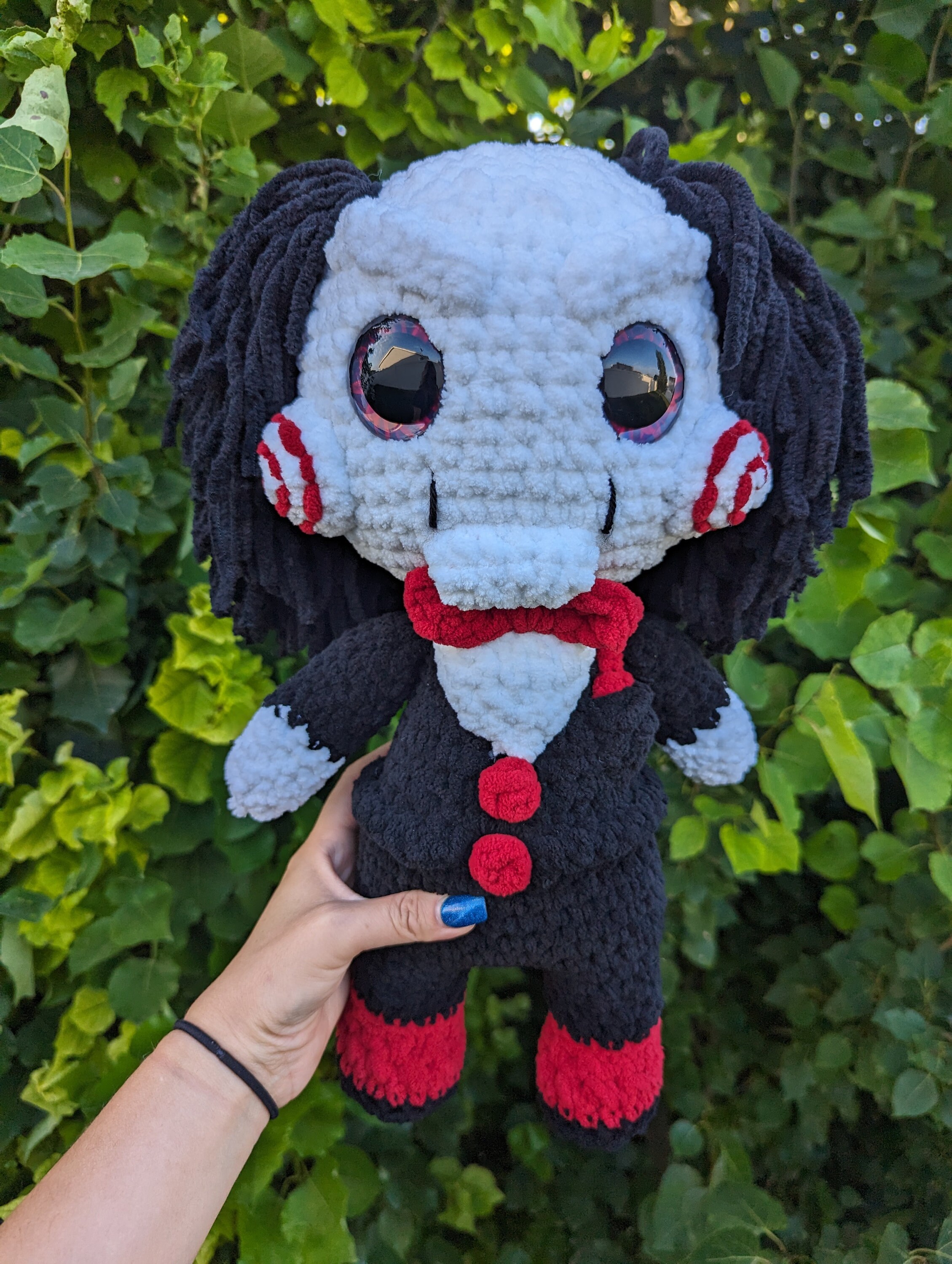 Puppet Slasher Crochet Plush Horror Movie Doll Spooky Plushie - Etsy