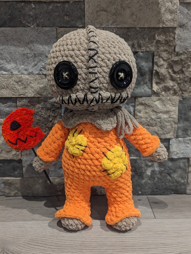 READY TO SHIP! Scarecrow Crochet Plushie | Horror Movie Doll | Spooky ...
