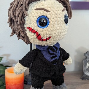 Detective Crochet Plushie | Horror Movie Doll | Spooky Stuffie - Etsy