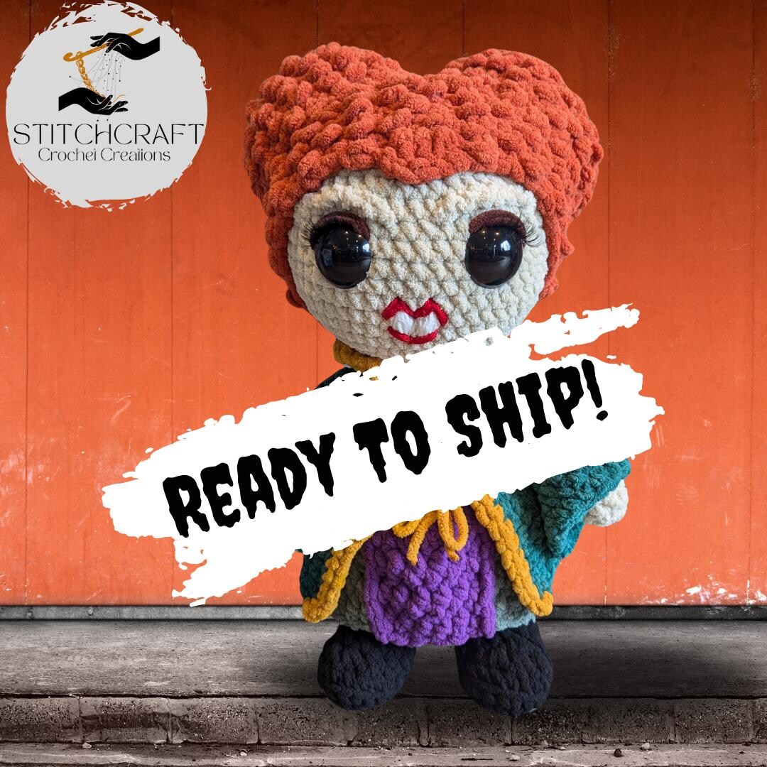 READY TO SHIP! Witch Sister W Crochet Doll | Horror Movie Plushie ...