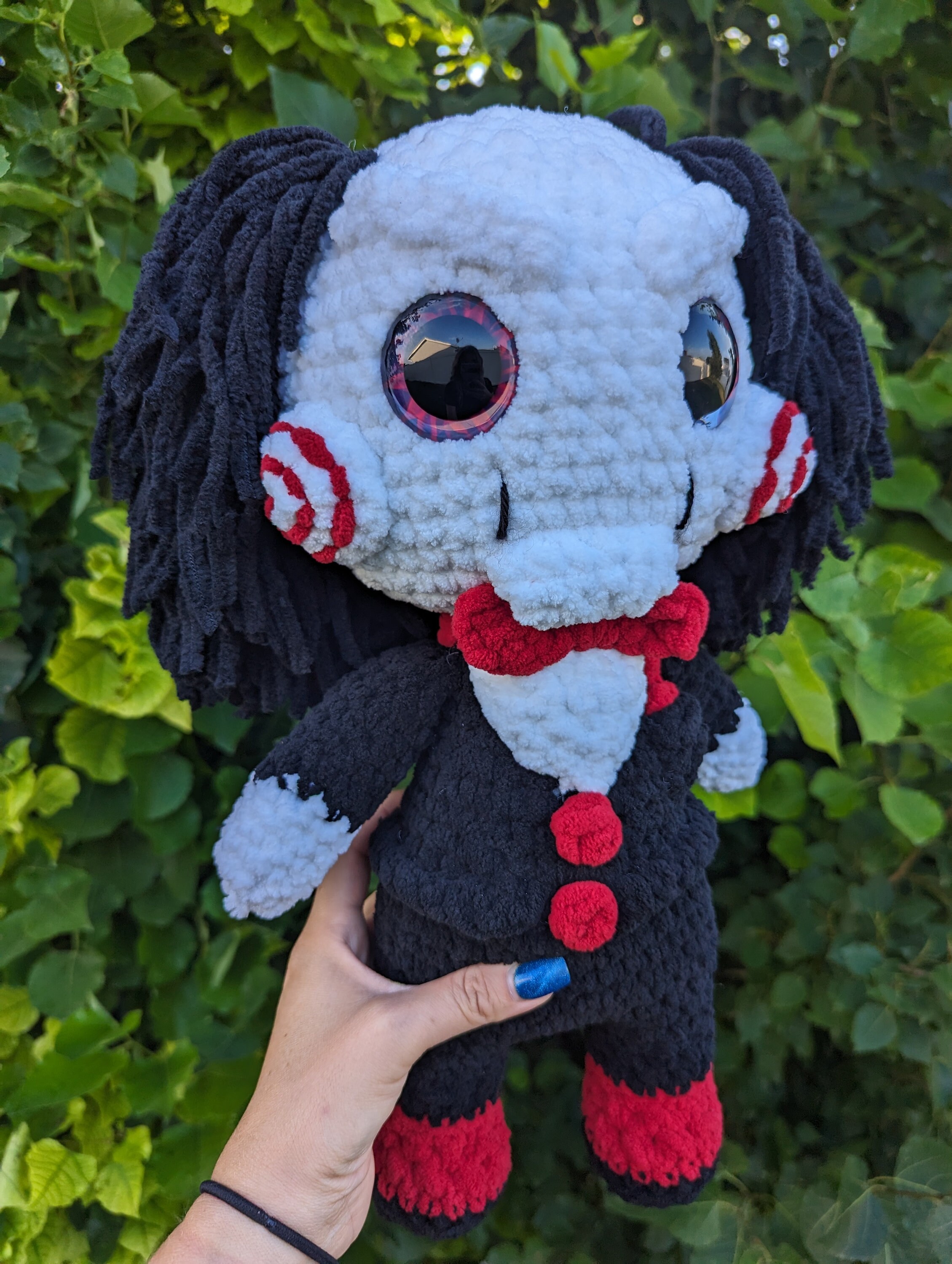Puppet Slasher Crochet Plush Horror Movie Doll Spooky Plushie - Etsy