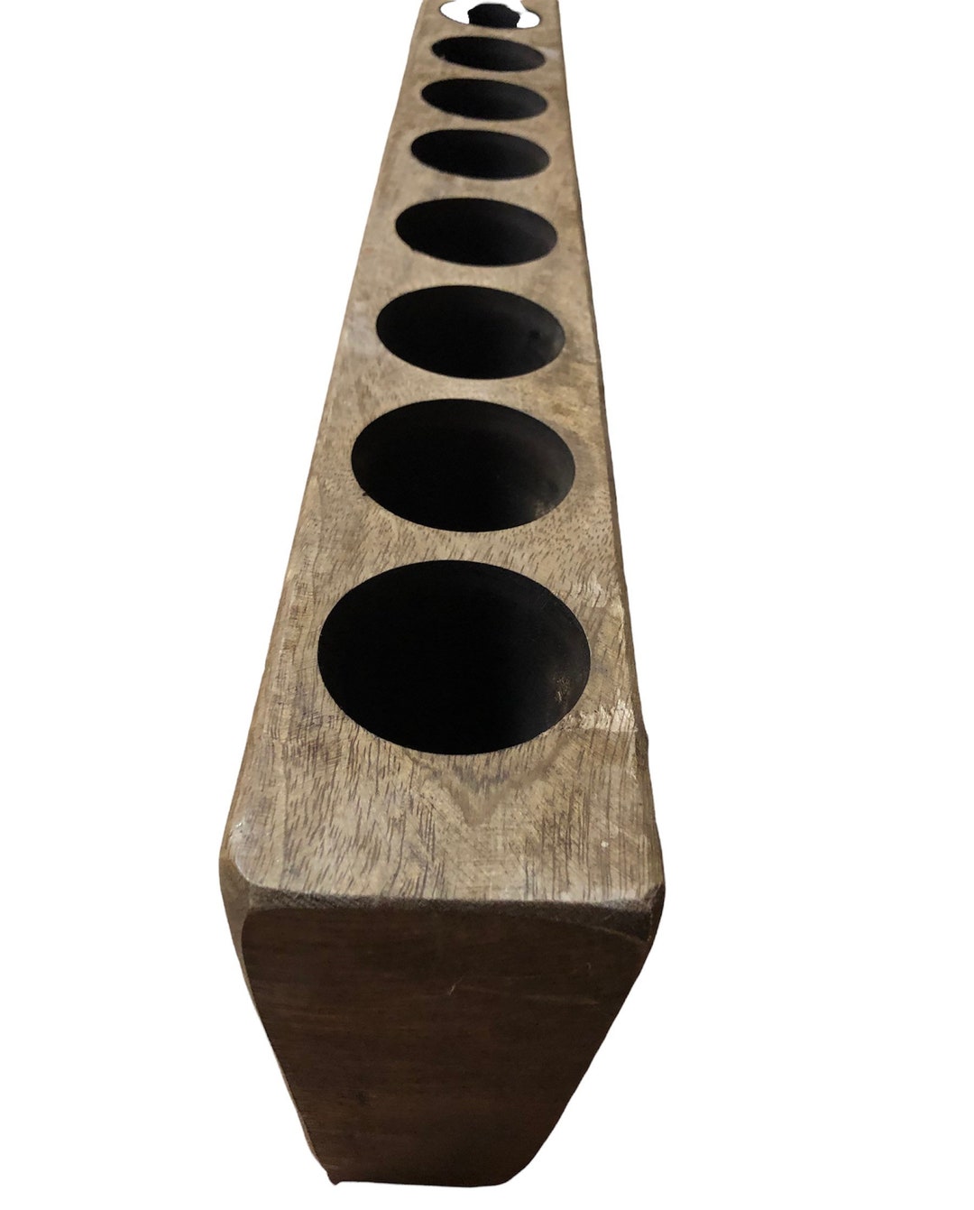 9 Hole Wooden Sugar Mold/candleholder/farmhouse Centerpiece Decor - Etsy