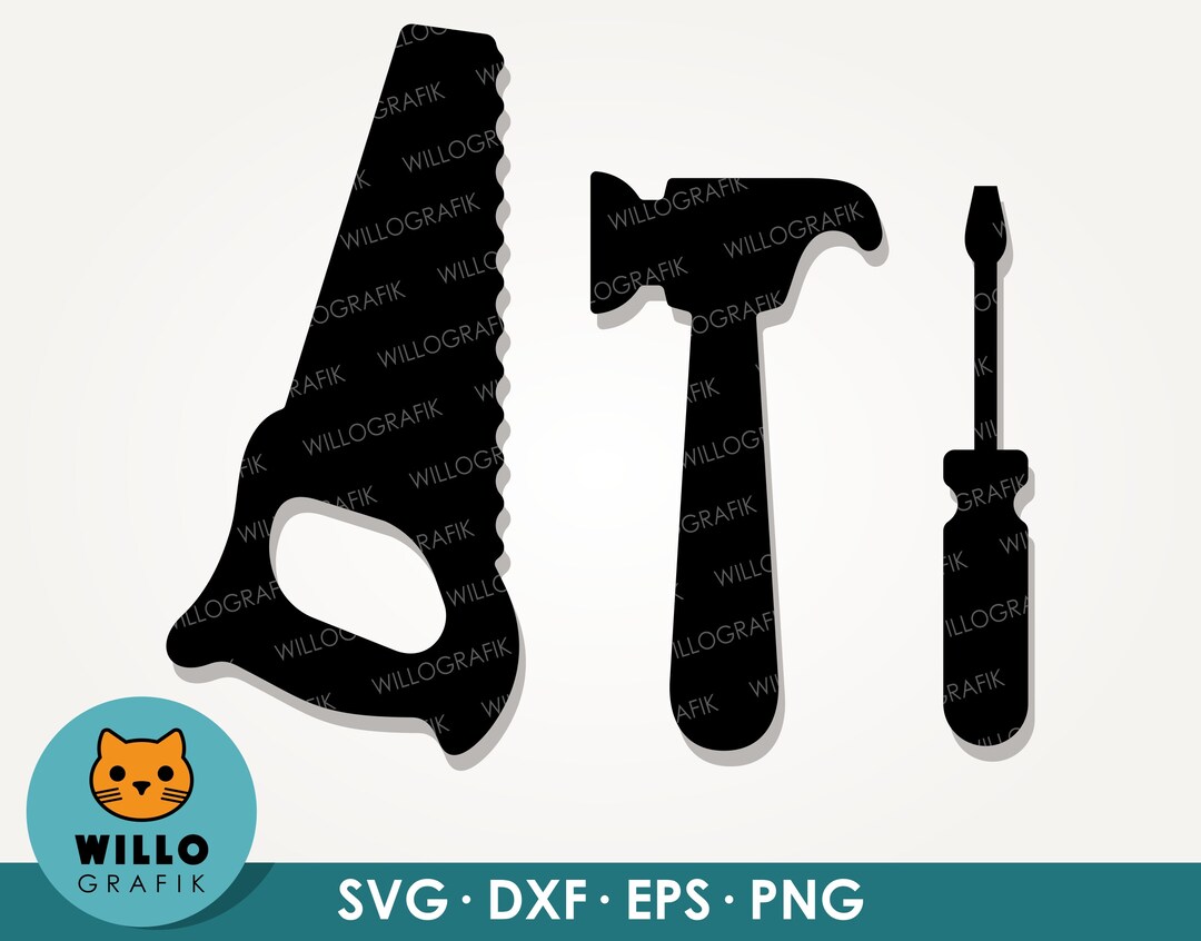 Tools SVG Tool Set Download Saw Graphic Tool Shed - Etsy