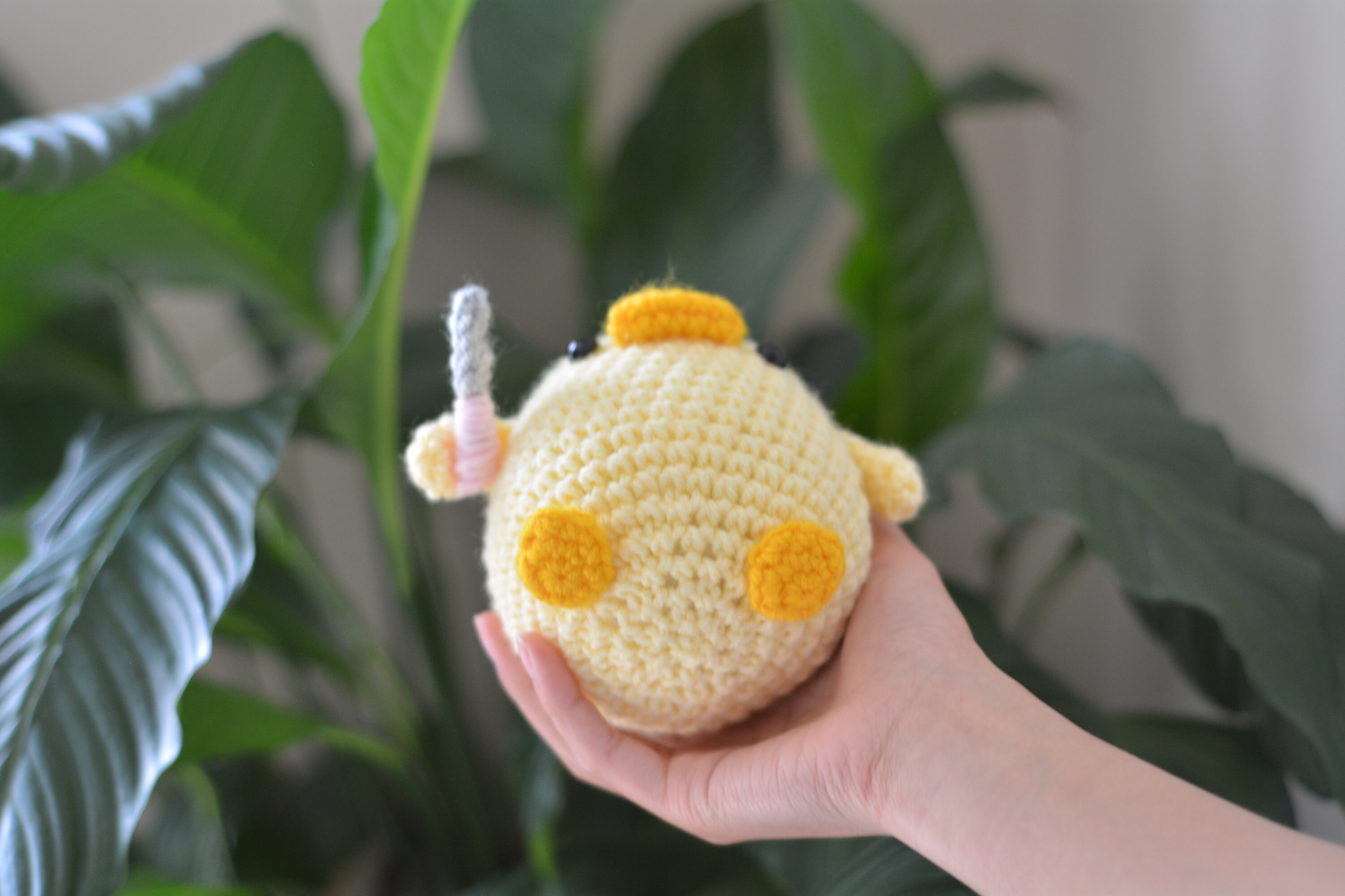 Pato de ganchillo con cuchillo Meme Plush Lindo y divertido - Etsy México