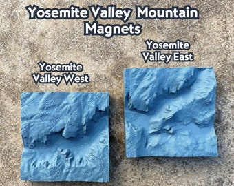 Yosemite National Park Wood Fridge Magnet Half Dome With Forest Laser ...