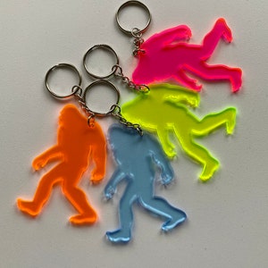 Bigfoot Keychain, Sasquatch Keychain, Yeti Keychain, Adventure Keychain ...