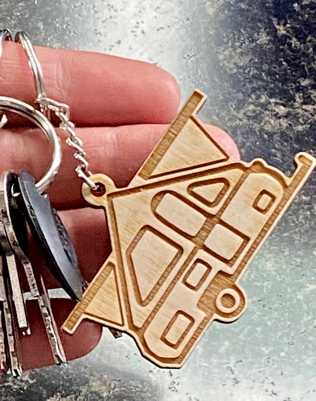 A-frame Camper Pop-up Trailer Keychain Customizable Wood - Etsy