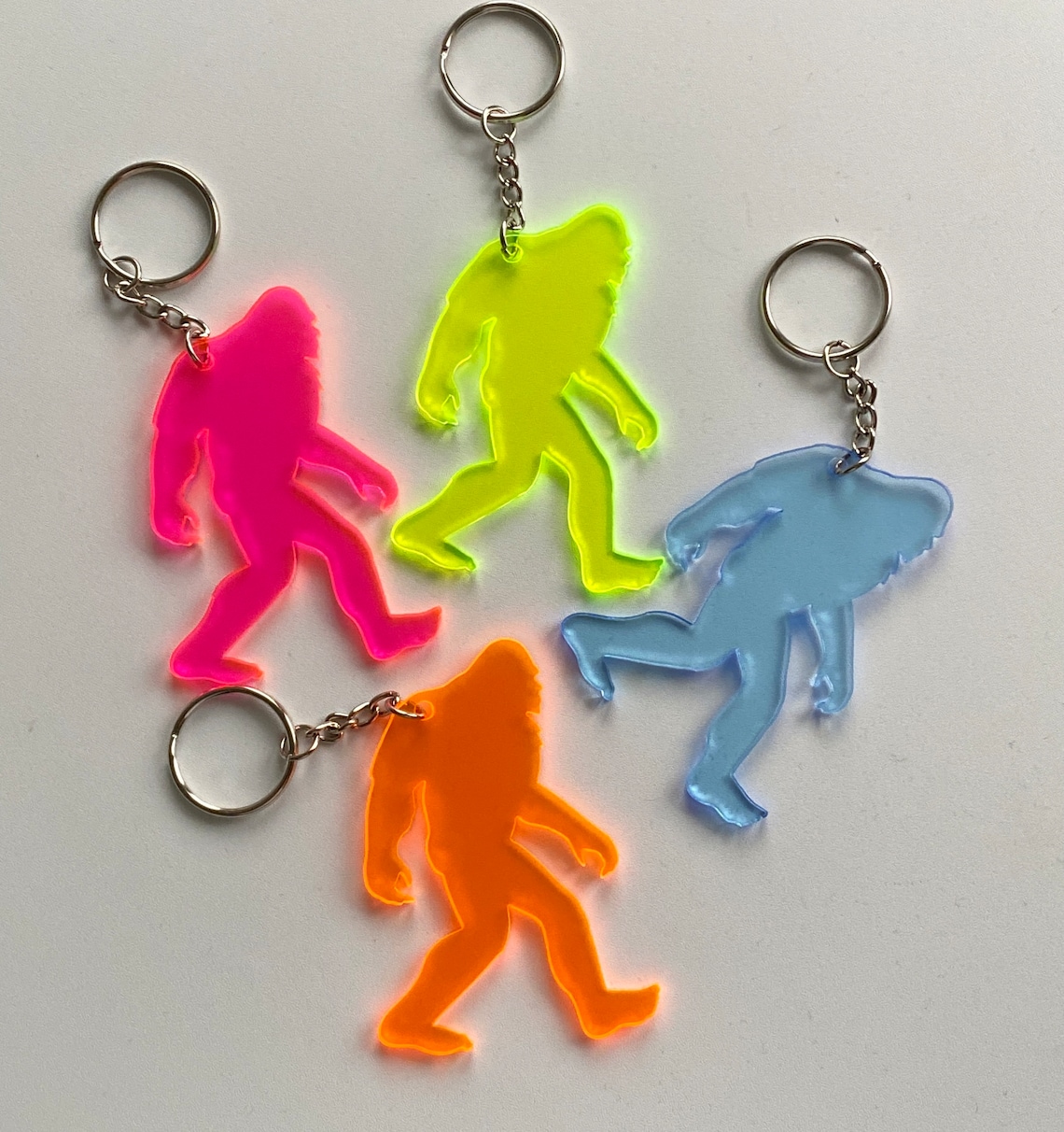 Bigfoot Keychain Sasquatch Keychain Yeti Keychain Adventure - Etsy