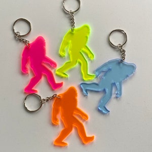 Bigfoot Keychain, Sasquatch Keychain, Yeti Keychain, Adventure Keychain ...