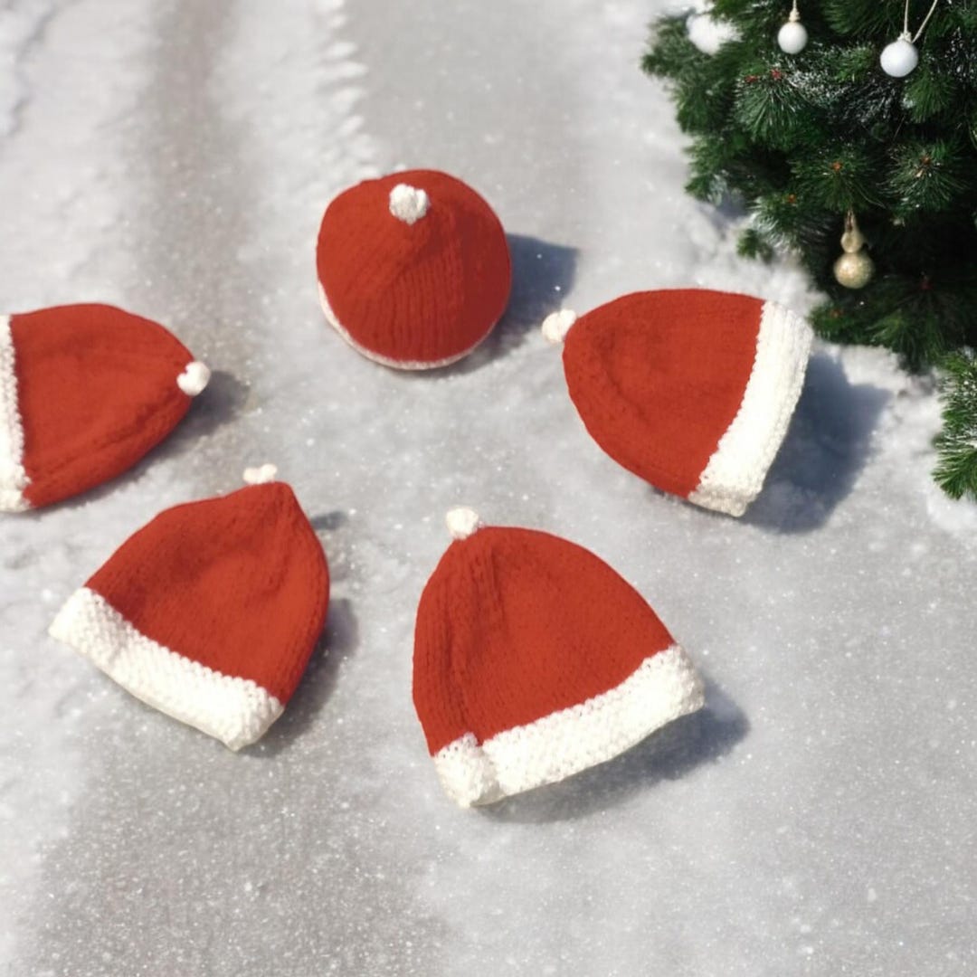 Hand Knit Chocolate Orange Cover, Santa Hat, Stocking Filler, Secret ...