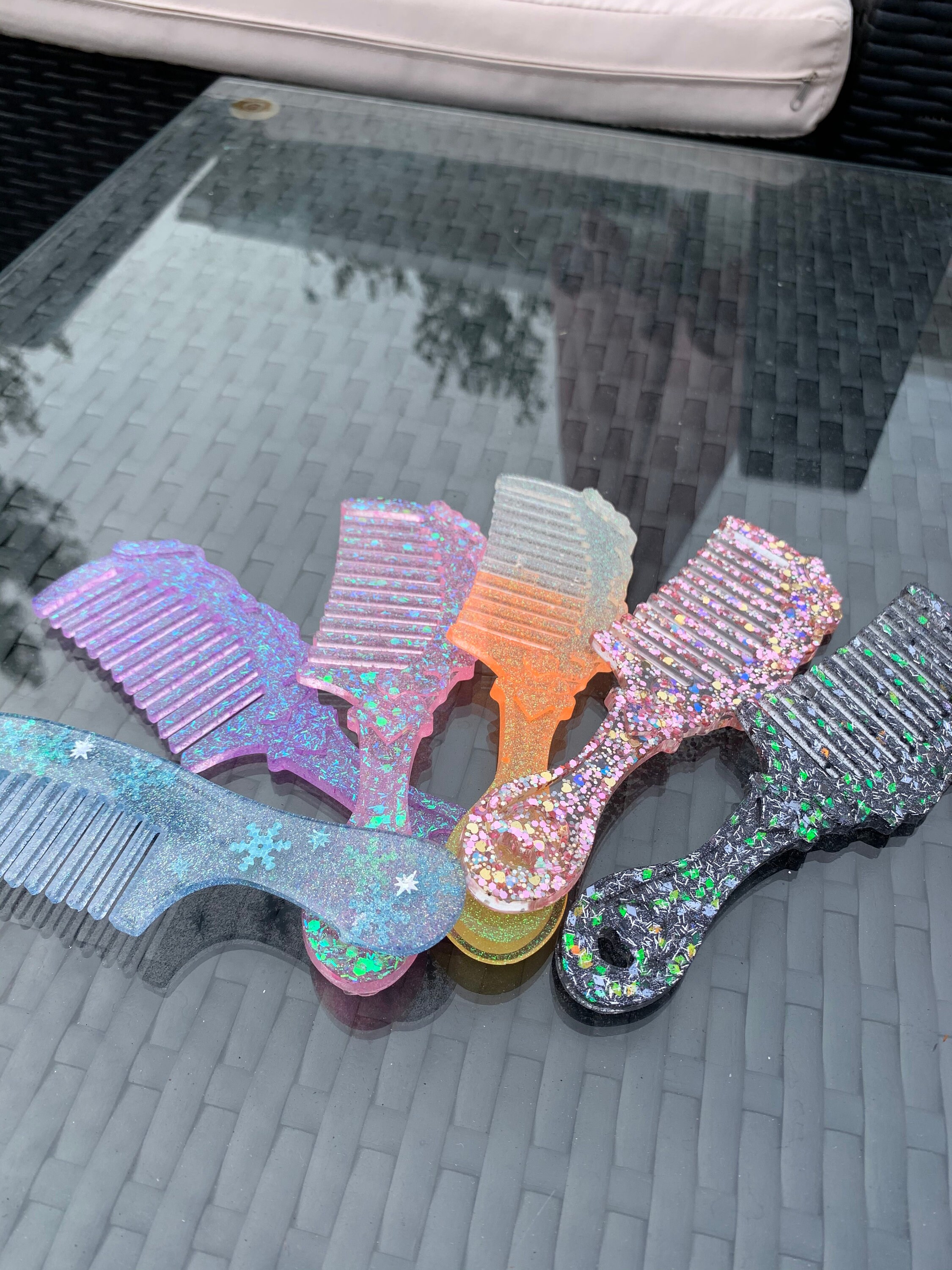 Custom Glitter Comb | Etsy