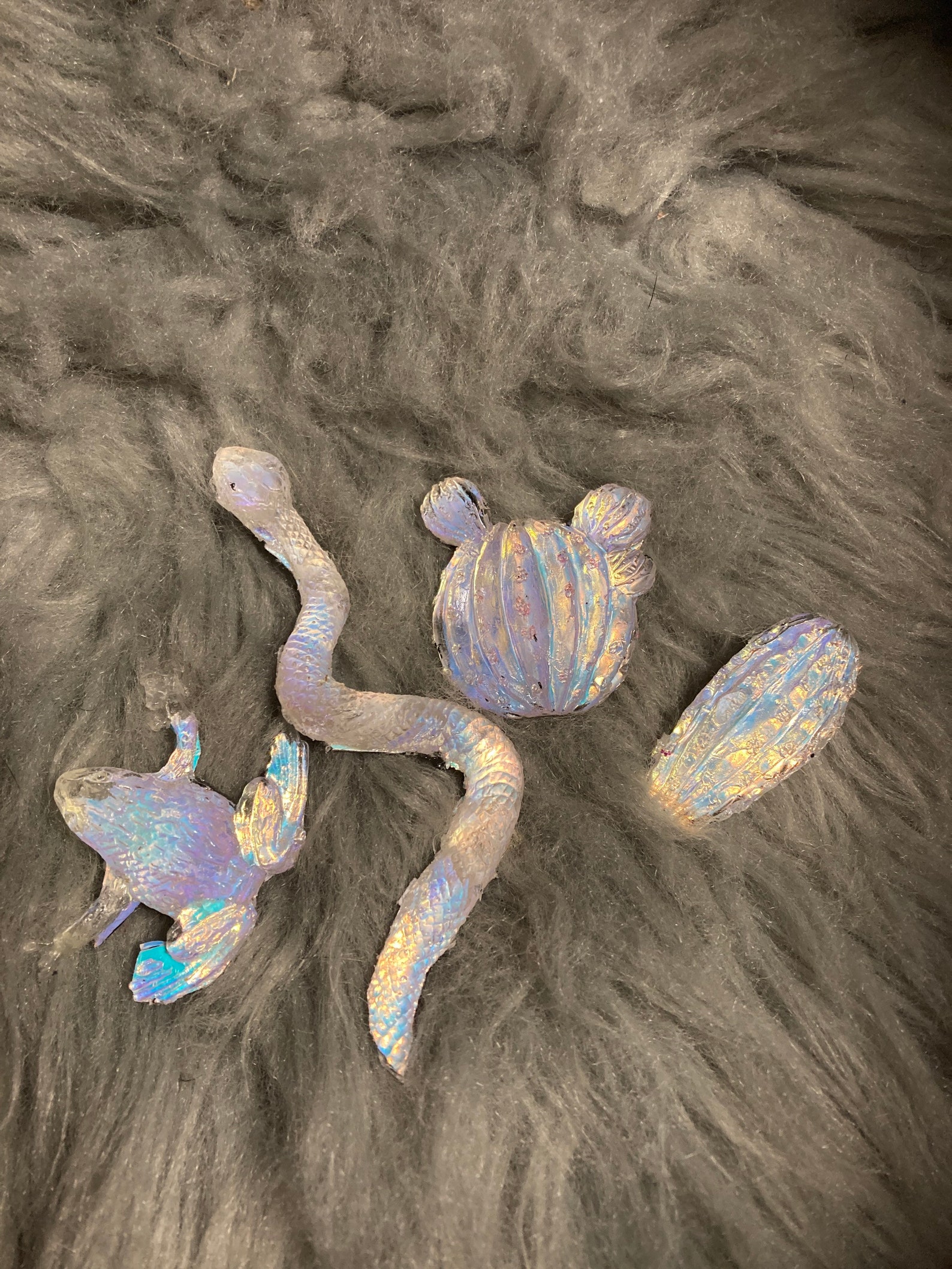 Crystal Holographic Resin Pins - Etsy