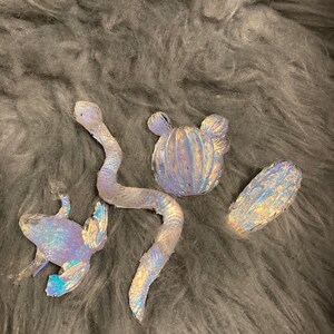 Crystal Holographic Resin Pins - Etsy