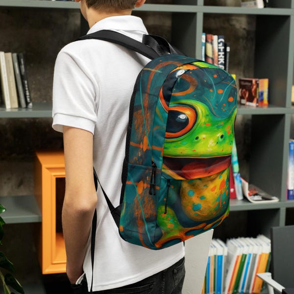Frog Backpack - Etsy
