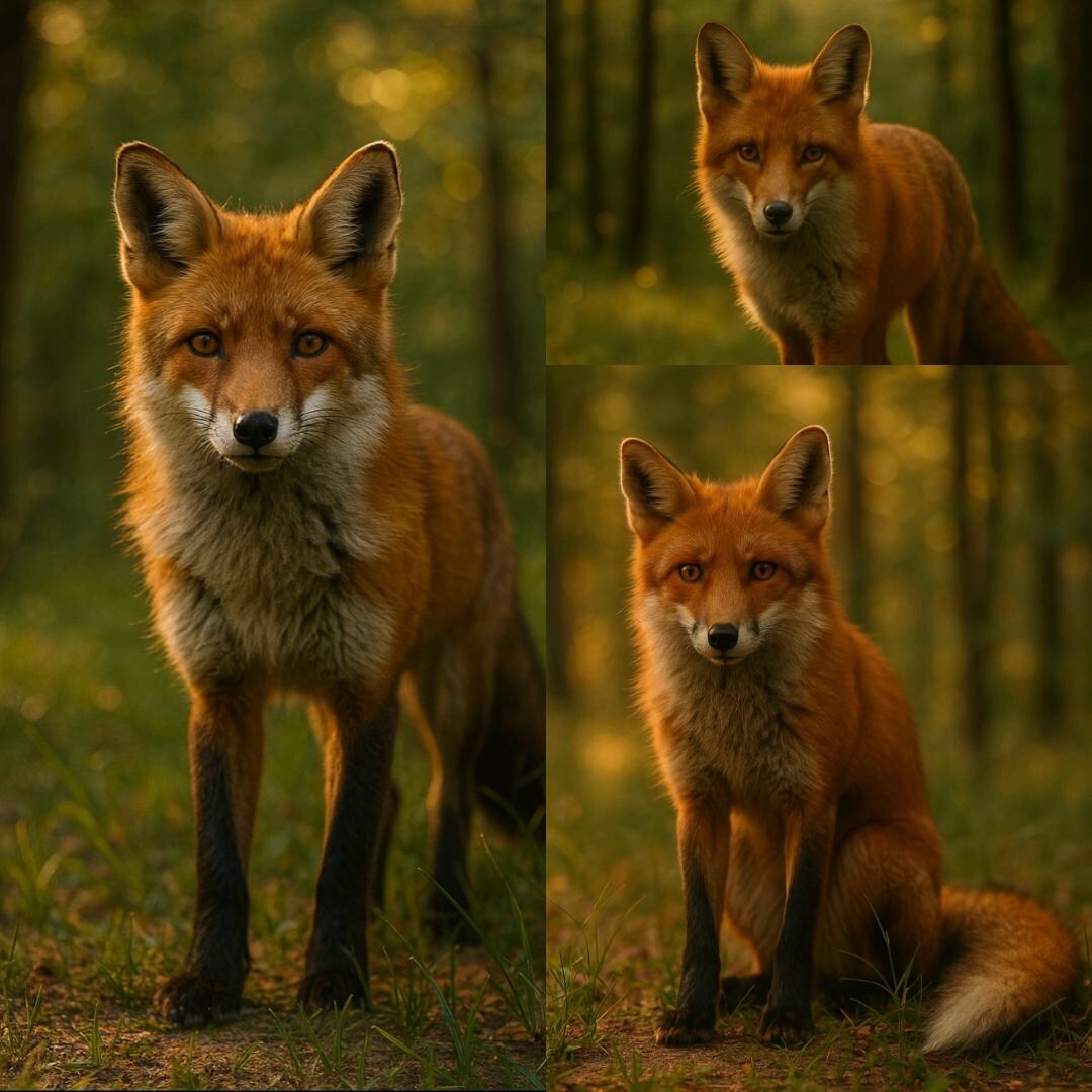 Wild at Heart – Realistic Fox Nature Art Bundle | Woodland Animal ...