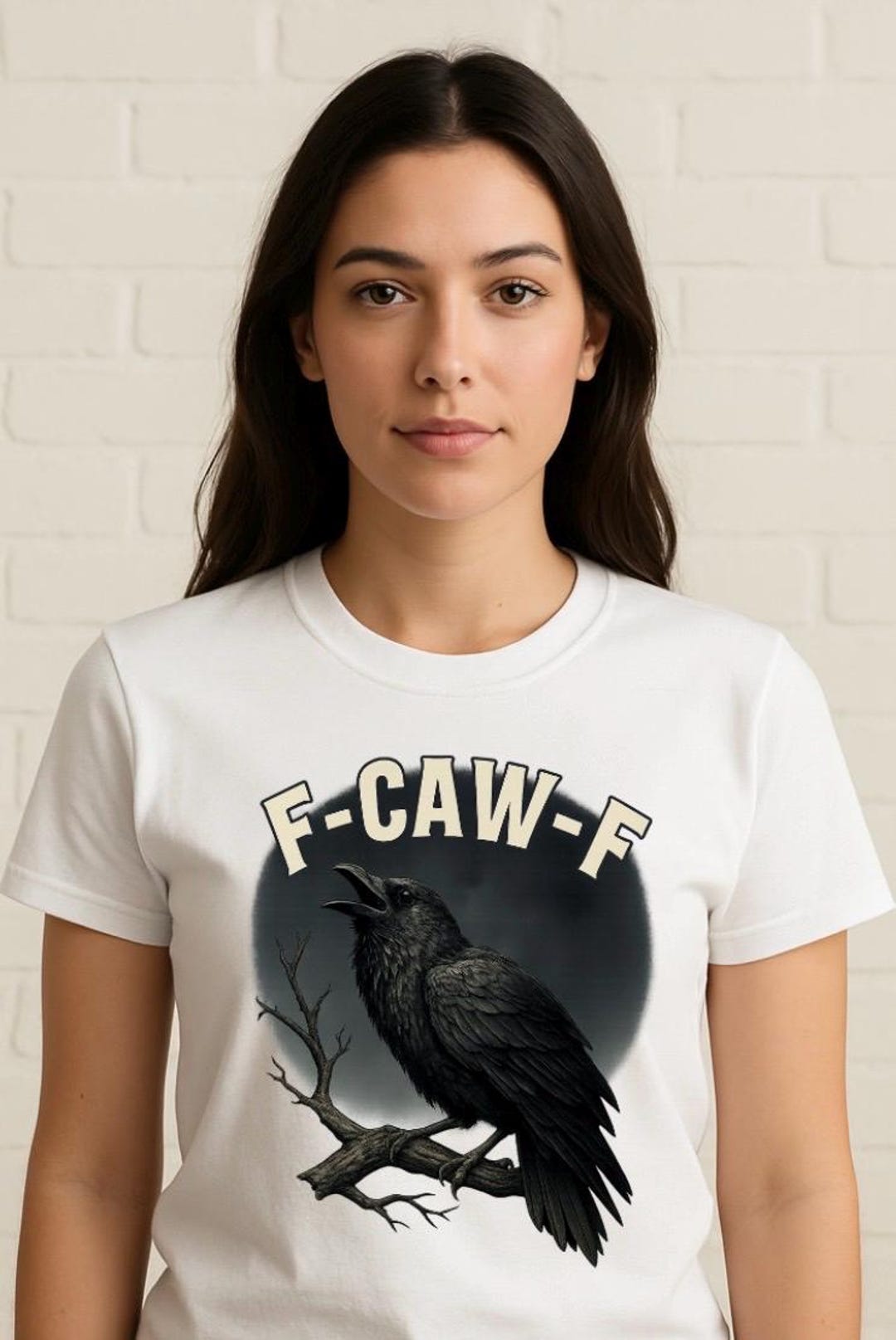 Funny Raven Shirt - F-CAW-F Crow Shirt | Sarcastic Gothic Bird Graphic ...