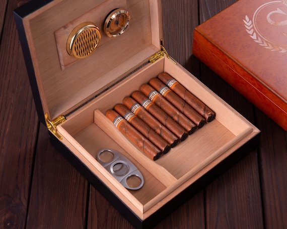 Personalized Cigar Humidor Gift Custom Cigar Box Gift for - Etsy