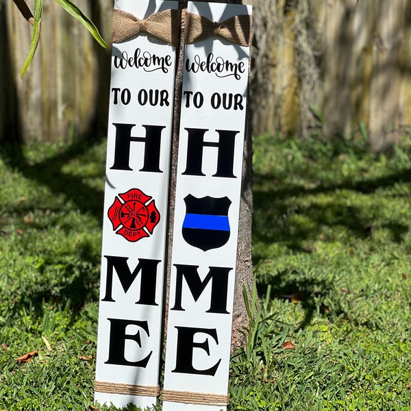 Firefighter Door Sign - Etsy