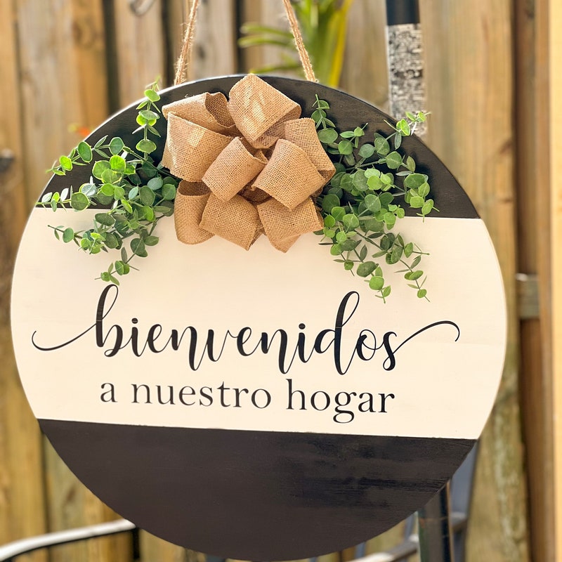 Spanish Welcome Sign - Etsy
