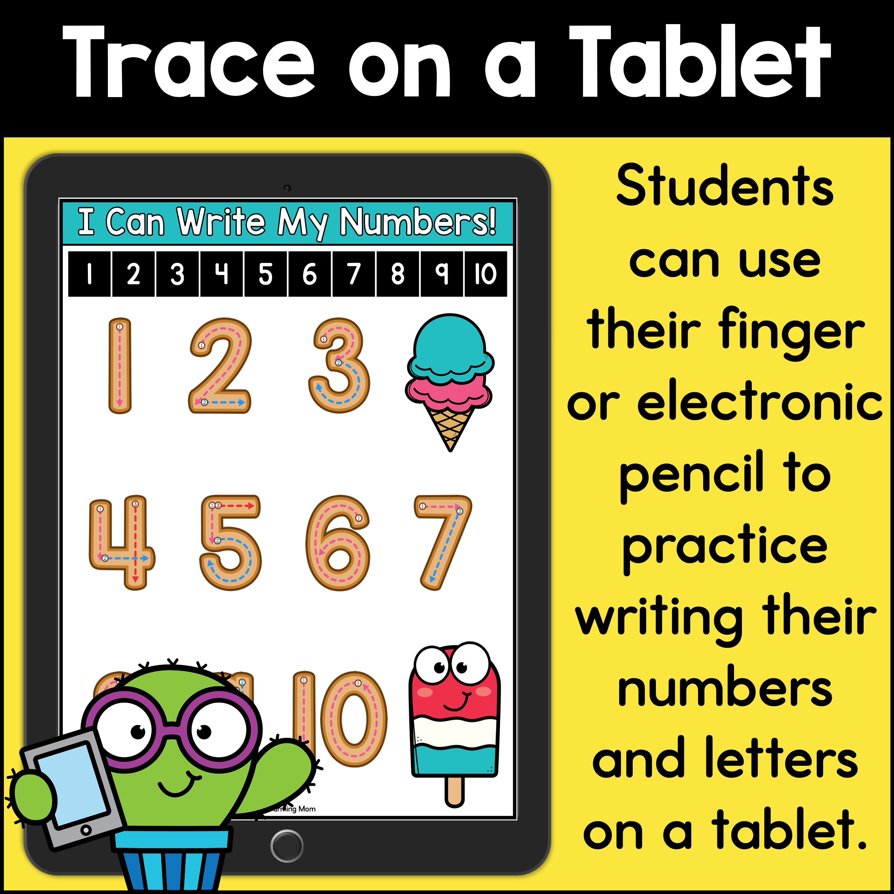Summer Writing Alphabet Letters and Numbers Tracing Pages Handwriting ...