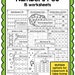 Counting to 50 Kids Worksheets Numbers 1-50 Math Centers Printable ...