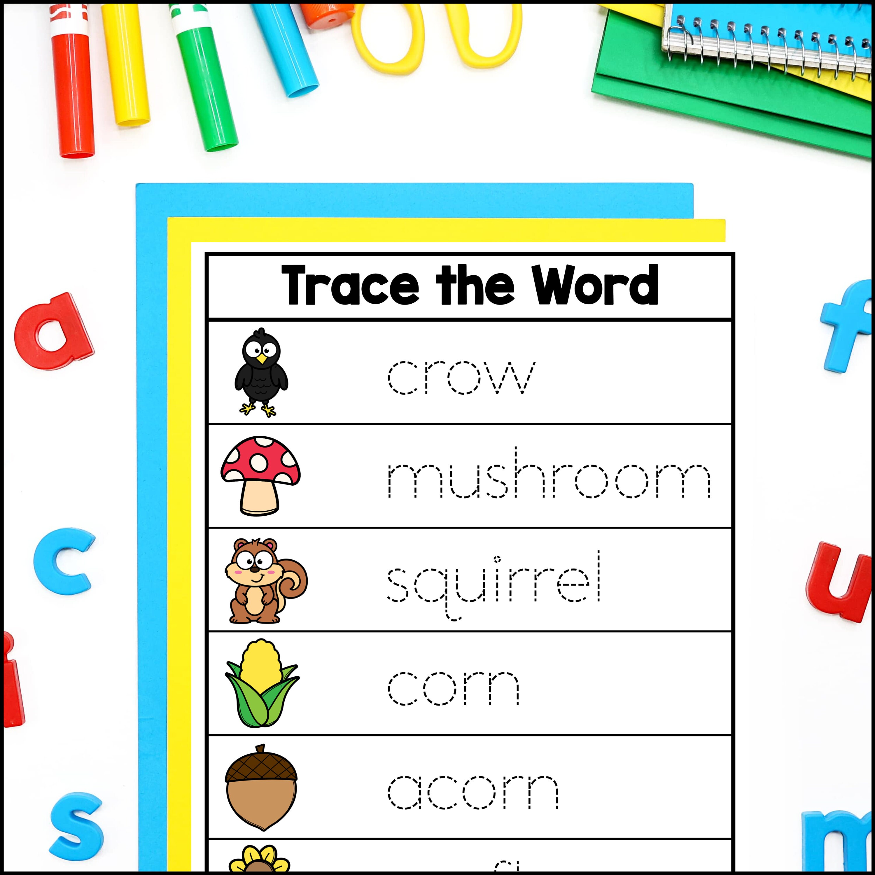 Fall Scavenger Hunt Printable Worksheets for Kids Fall Word Games Kids ...