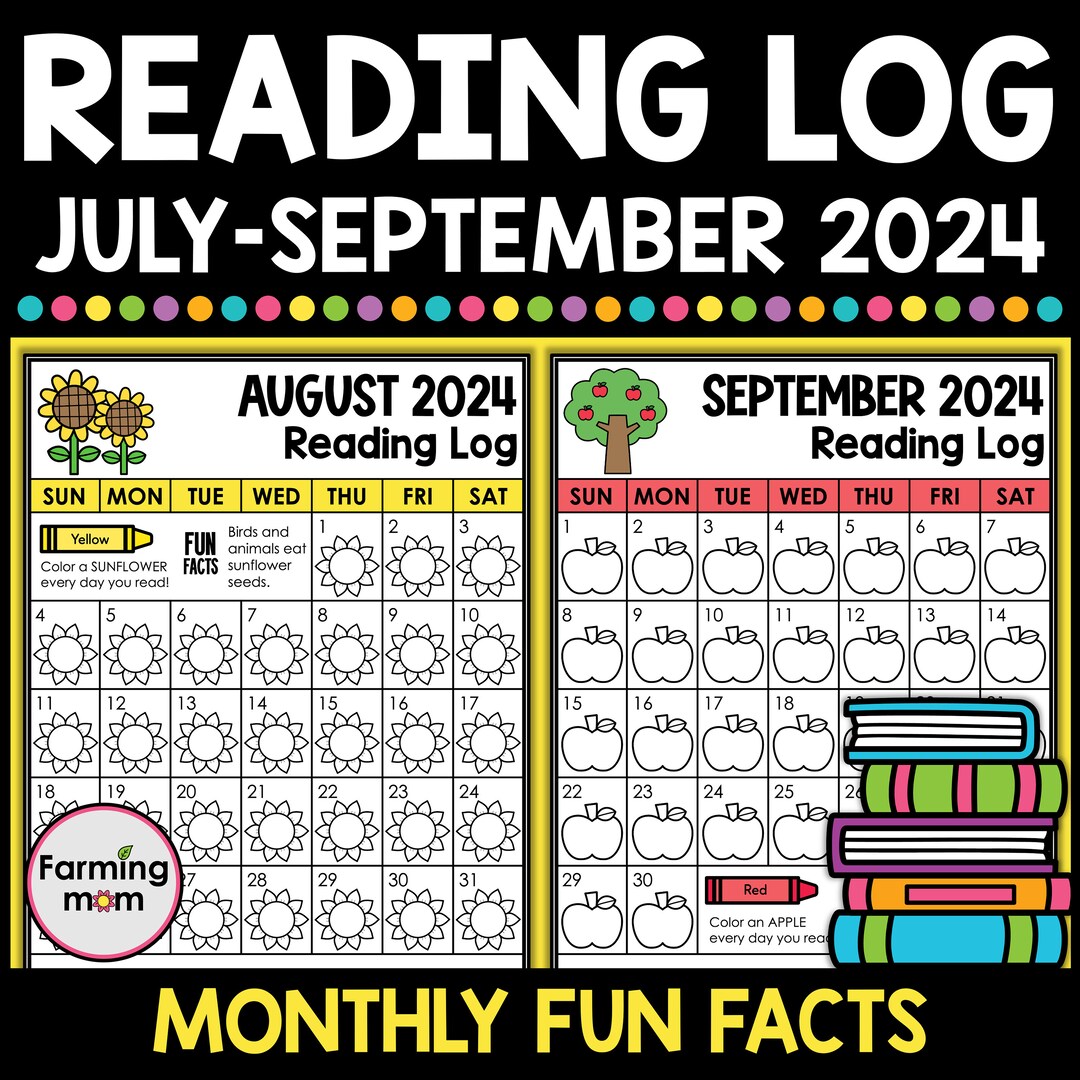 Summer Reading Chart July 2024 Calendar Printable Coloring Pages ...