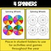 Game Board Spinner Printable Bundle - Etsy