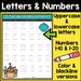 Summer Writing Alphabet Letters and Numbers Tracing Pages Handwriting ...